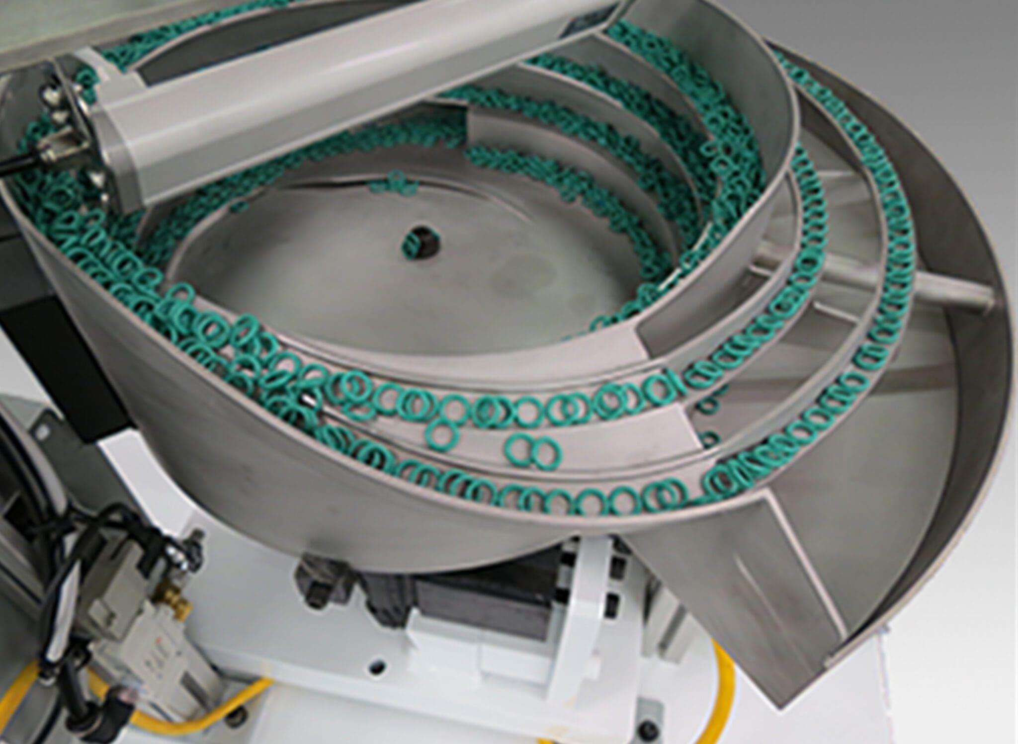 Vibratory Feeder Bowl Reliably Feeds O-Rings - Performance Feeders