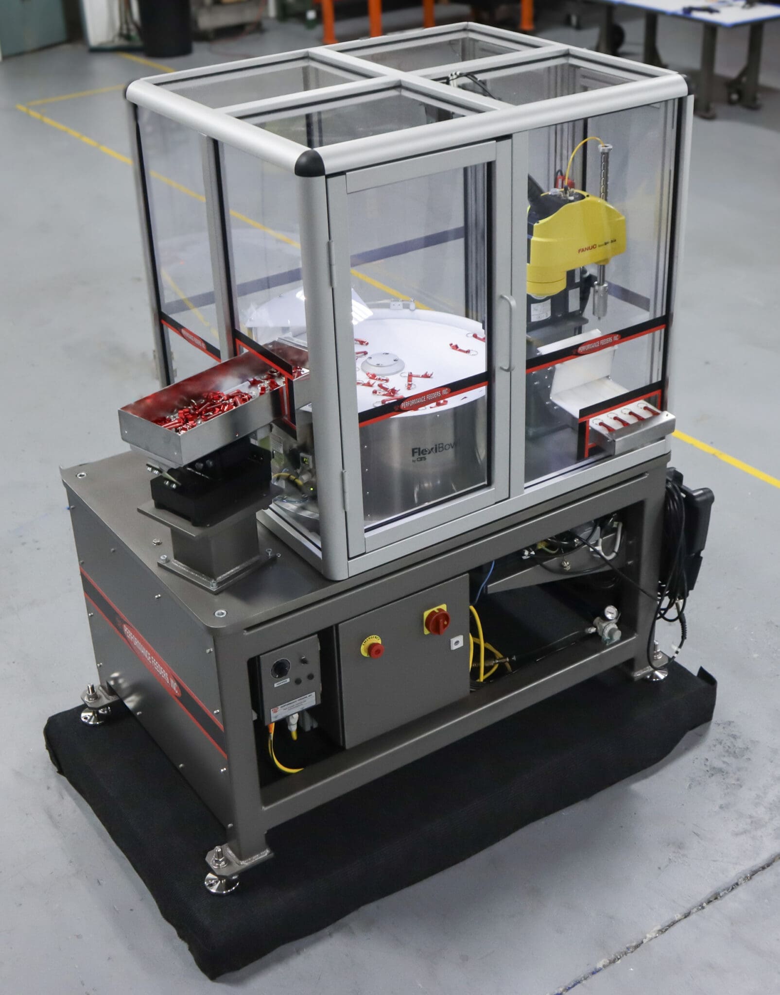 Flex Feeders Designed for Robotics, Optical Inspection